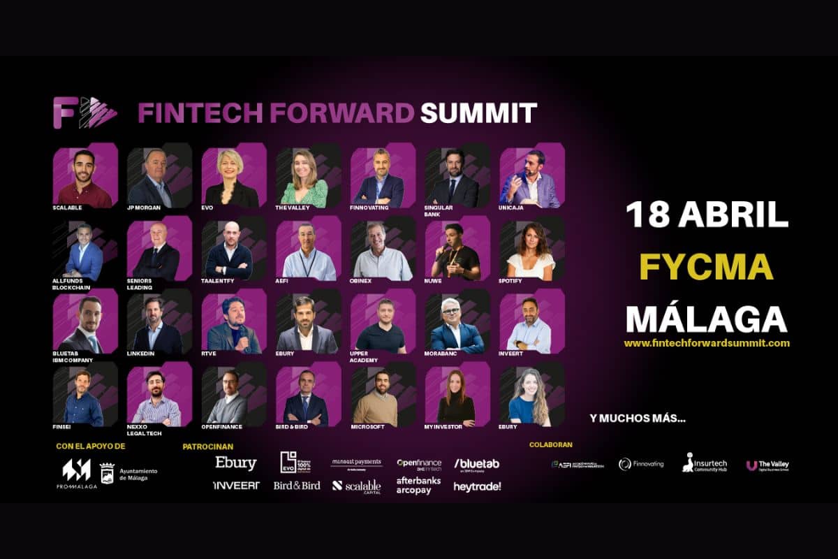 El Fintech Forward Summit 2023 se celebrará en Málaga
