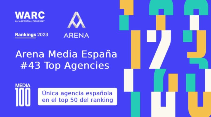 Arena, única agencia española en 'WARC Media 100' 2023
