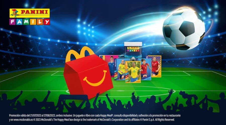McDonald's y Panini apoyan el Mundial Femenino de Fútbol 2023