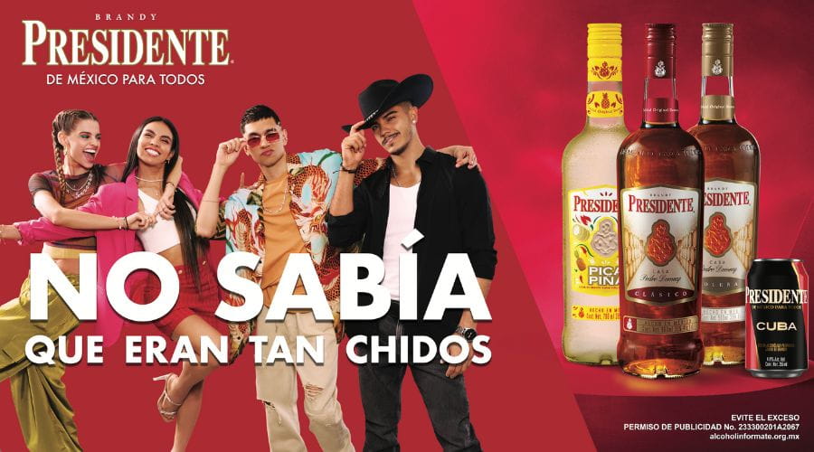 Brandy Presidente lanza la campaña 'No sabía que eras tan chido'