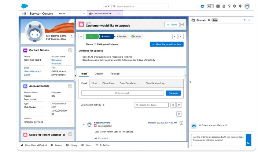 Salesforce lanza la versión beta de Einstein Copilot