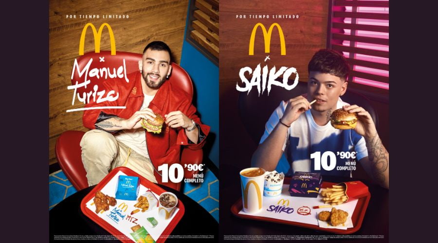 McDonald's fusiona a Manuel Turizo y Saiko en su última acción